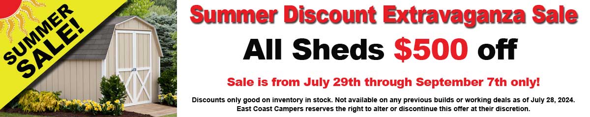 Amish Sheds In Delaware | East Coast Campers & More